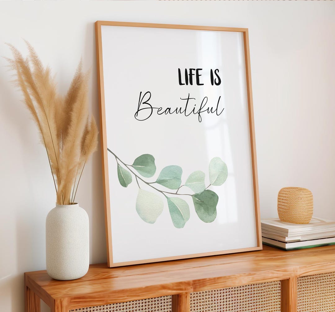 Life is Beautiful Poster - Etsy