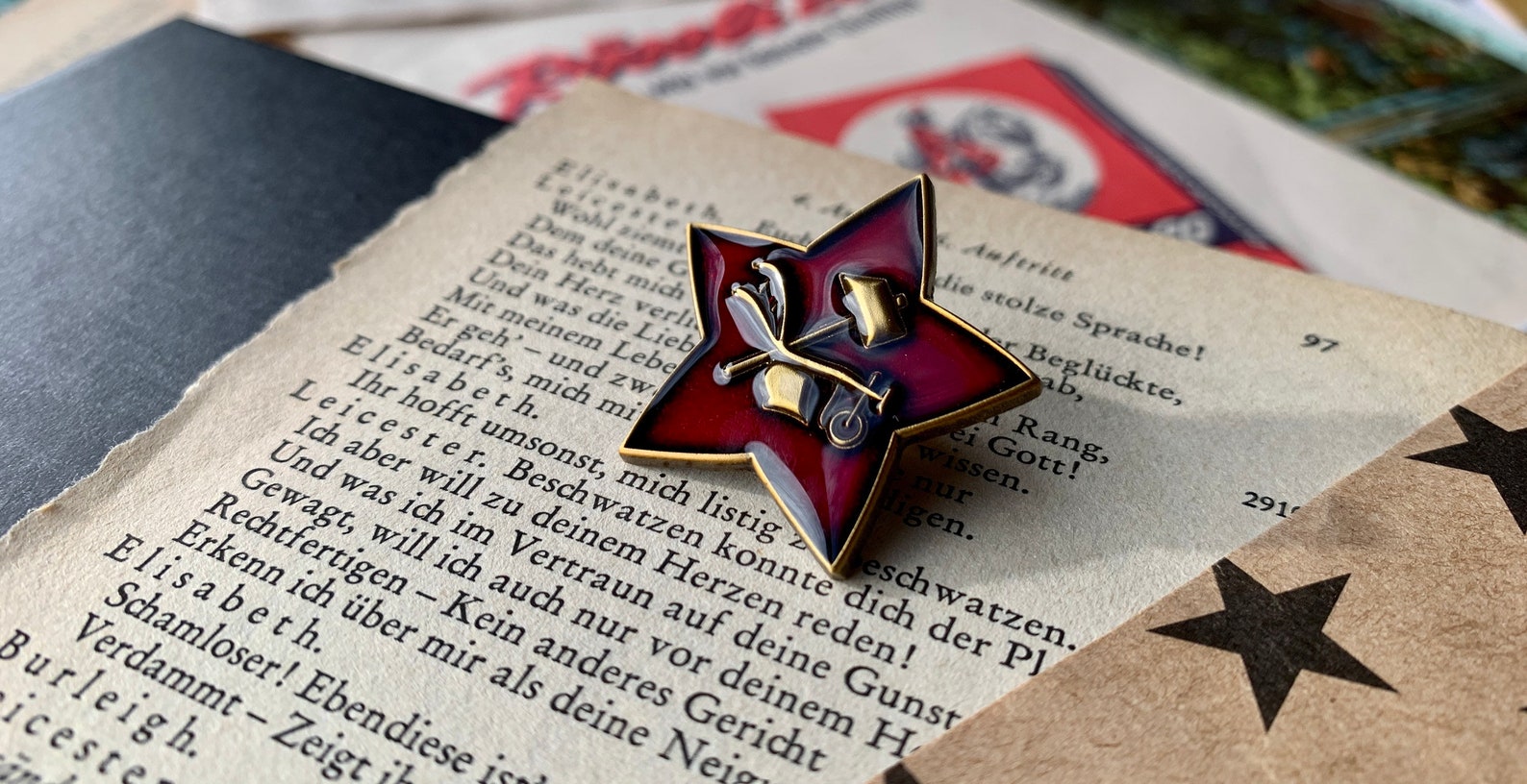 Socialist Hammer and Plough Red Star Hammer and Sickle Starry - Etsy
