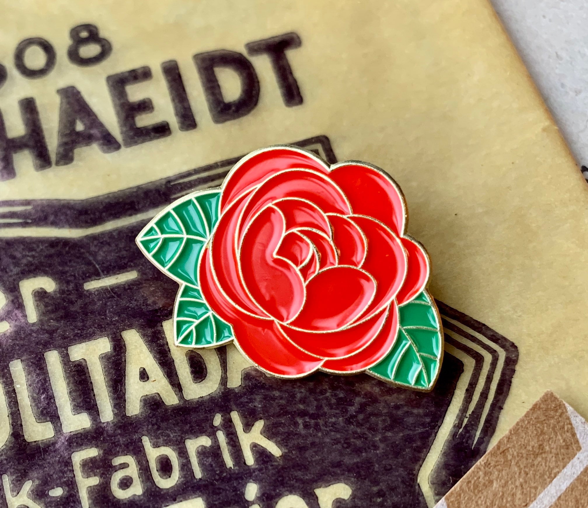 Socialist Rose Emblem