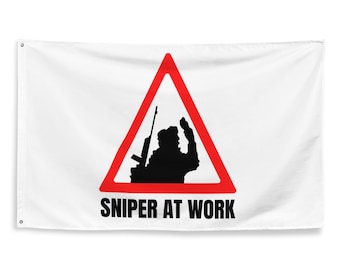 Sniper at Work Sign - Etsy Australia