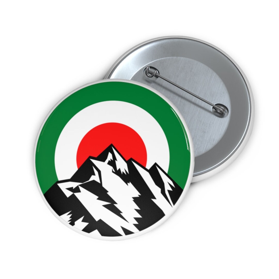 Welsh Flag Colours Mod Target With Mountain Range Wales Cymru - Etsy
