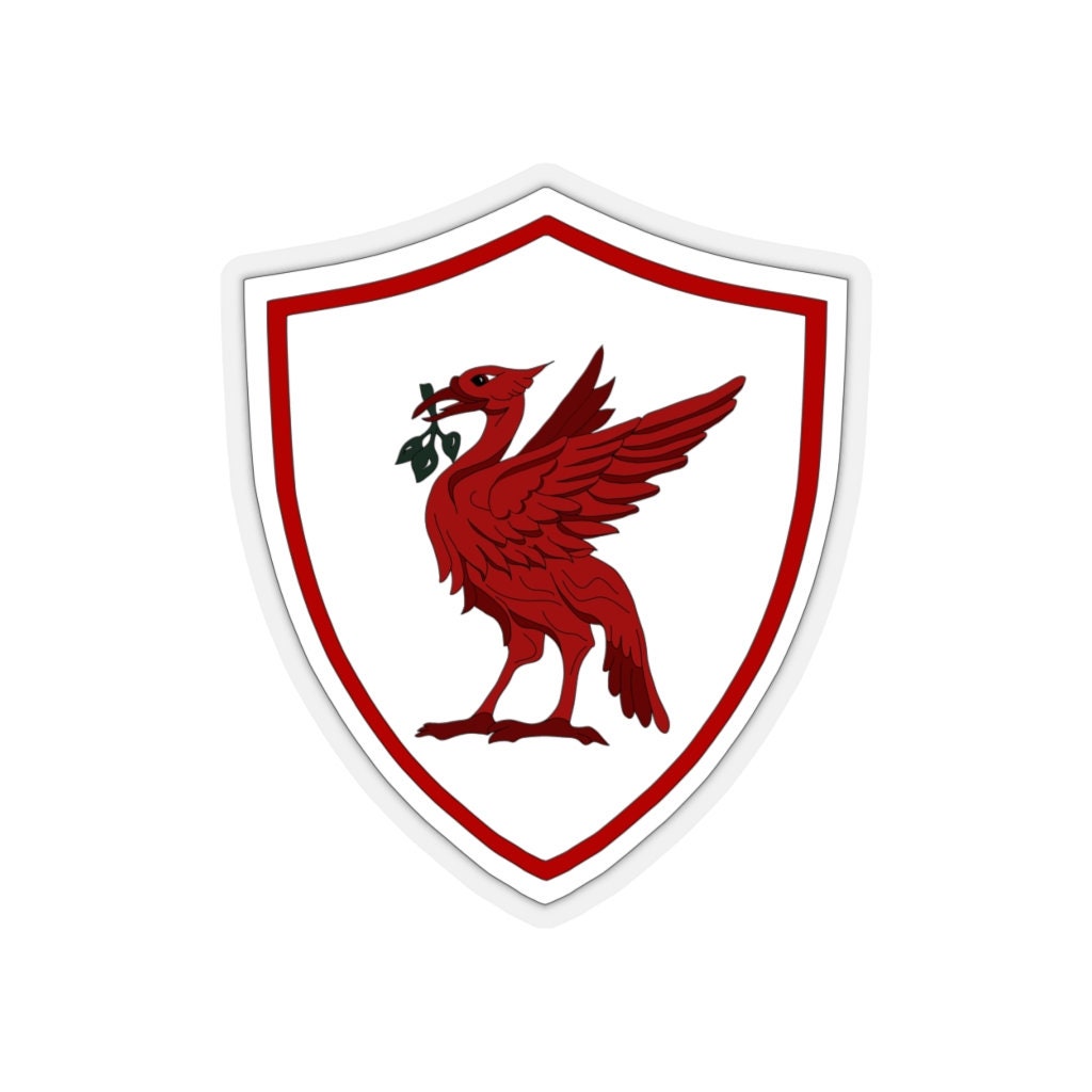 Hand Drawn Liverpool Liver Bird Crest Scouse Kiss-cut Sticker - Etsy UK