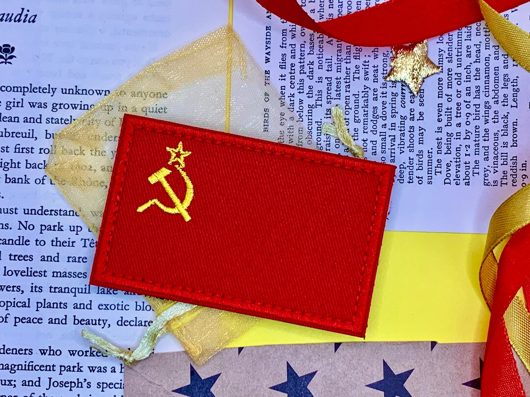 Communist Red Flag Hammer and Sickle Socialist Patch - Etsy