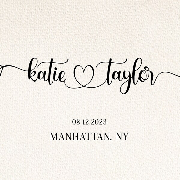 Heart Name Logo - Etsy