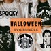 Halloween Clipart Bundle SVG PNG Transparent File Spooky - Etsy