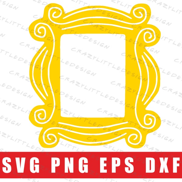 Friends Picture Frame Svg - Etsy