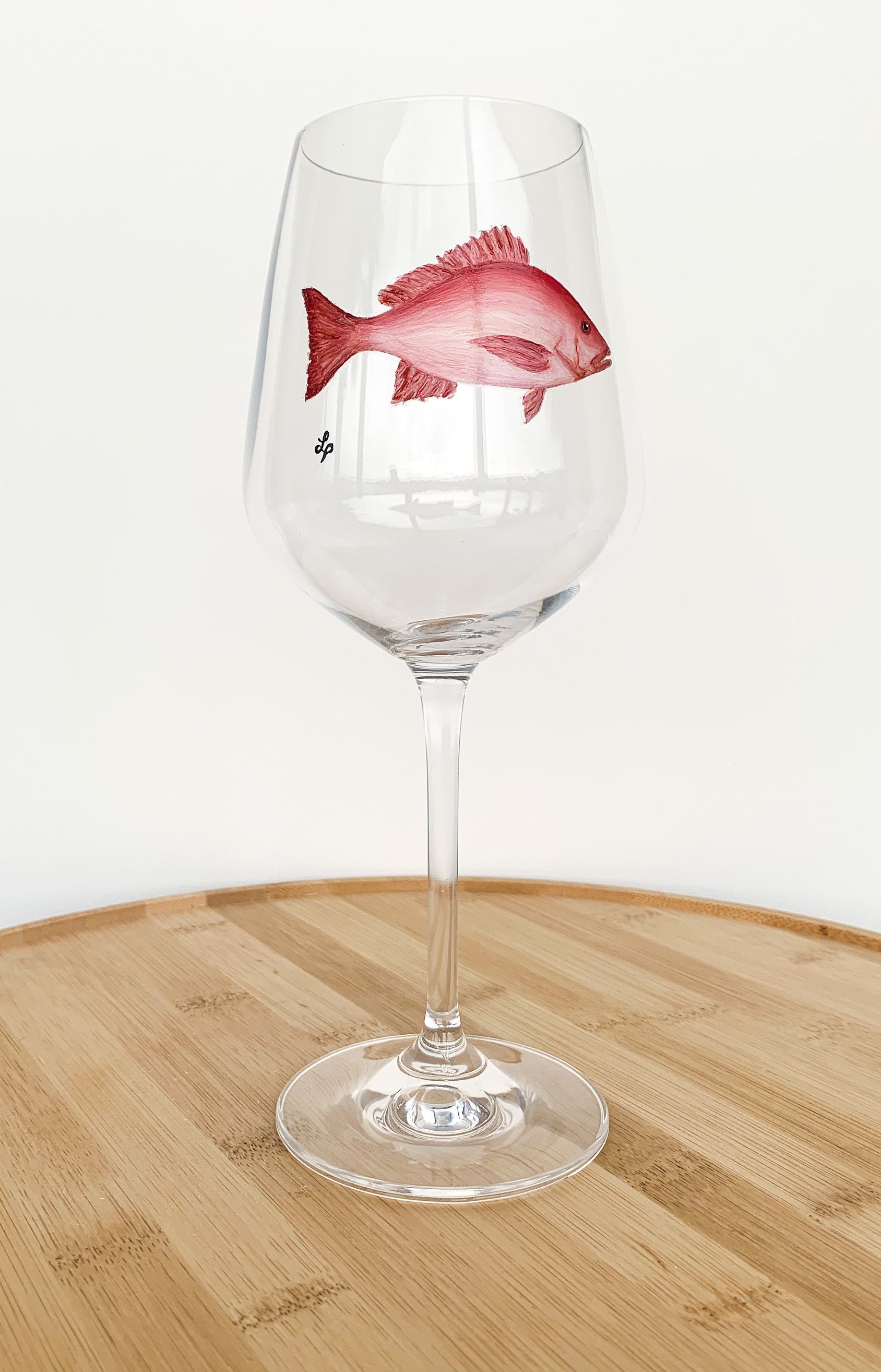 Hand Painted Fish Wine Glasses Glassfish Fisherman Barware - Etsy Ireland