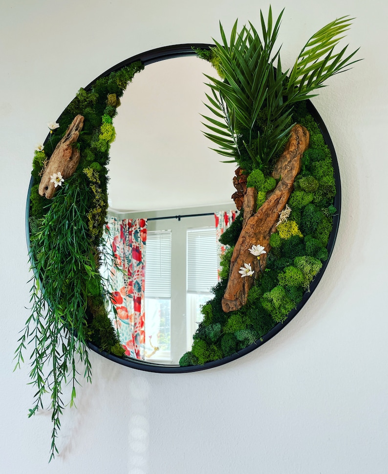 Moss Wall Mirror - Etsy