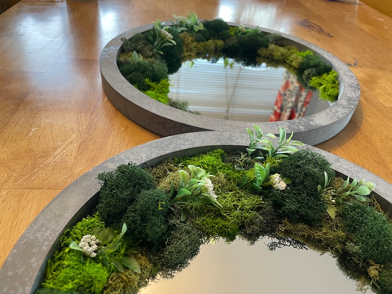 Moss Wall Mirror - Etsy