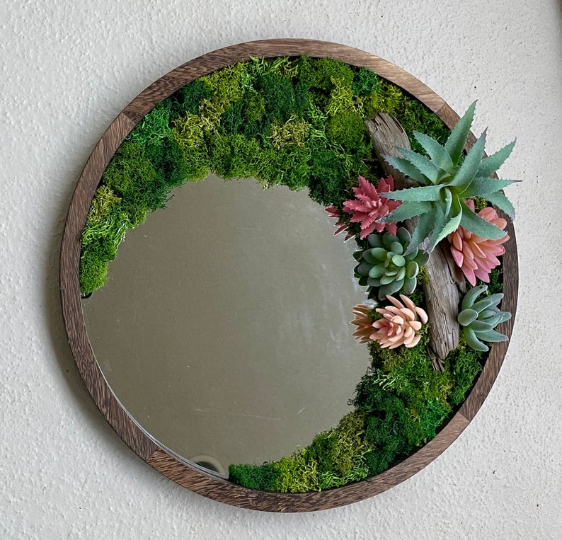 Moss Wall Mirror - Etsy