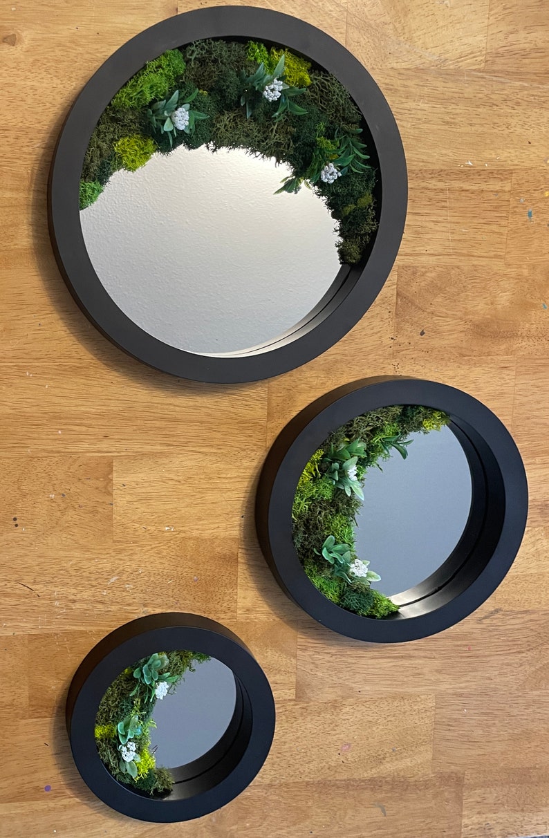 Moss Wall Mirror - Etsy