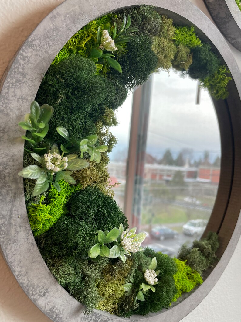 Moss Wall Mirror - Etsy