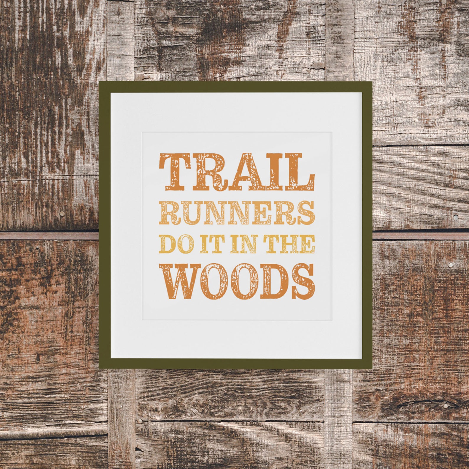 Trail Running Wall Art Digital Downloads Funny Trail Running Wall Art ...