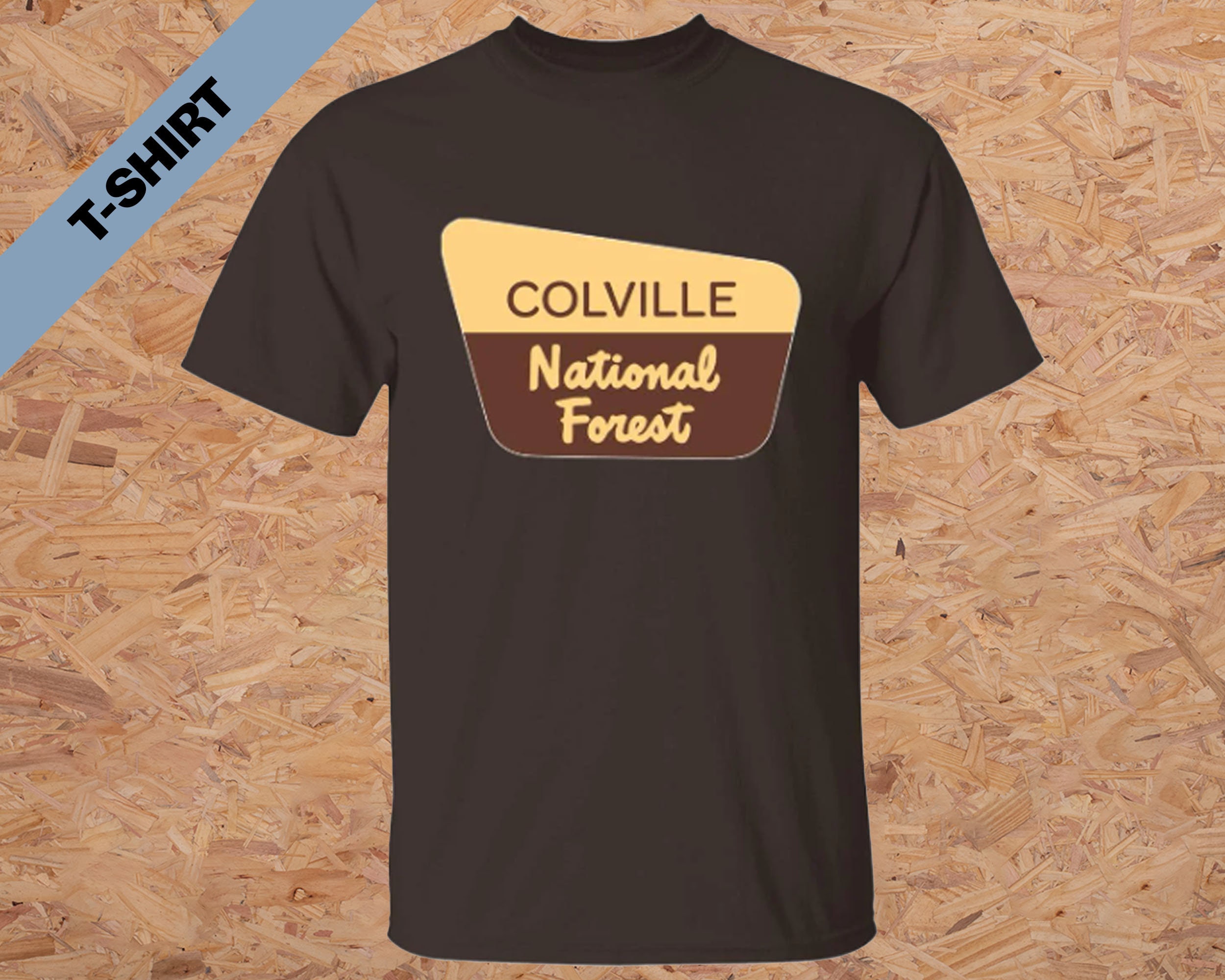 Colville National Park Brown T-shirt - Etsy