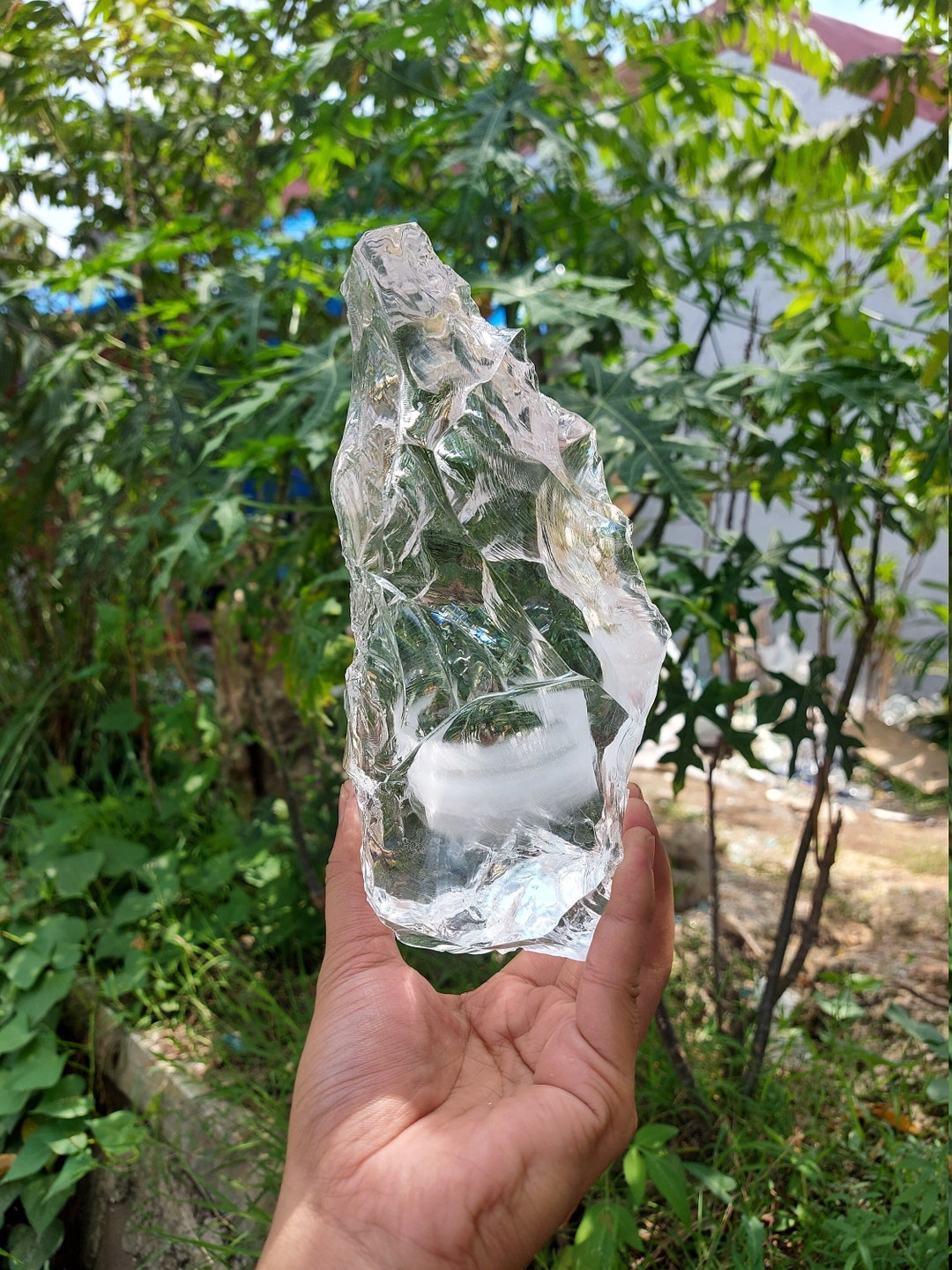 1383 Grams of Rough Andara Crystal White Clear Milk Monatomic for ...