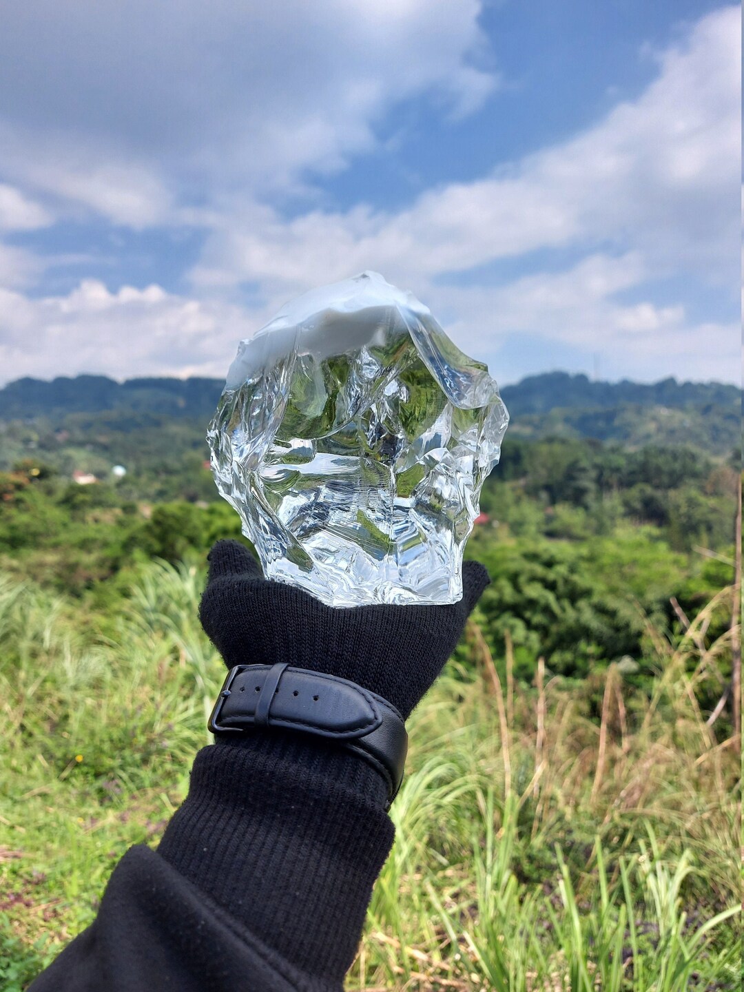 1,3 Kgs of Rough Andara Crystal White Clear Milk Monatomic for Healing ...