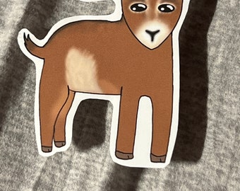Goat, Goat Sticker, Animal Stickers, Cute Sticker, Cute Animal Stickers ...