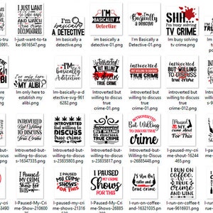 434 True Crime SVG True Crime Bundle Svg, True Crime Cut Files, Funny ...