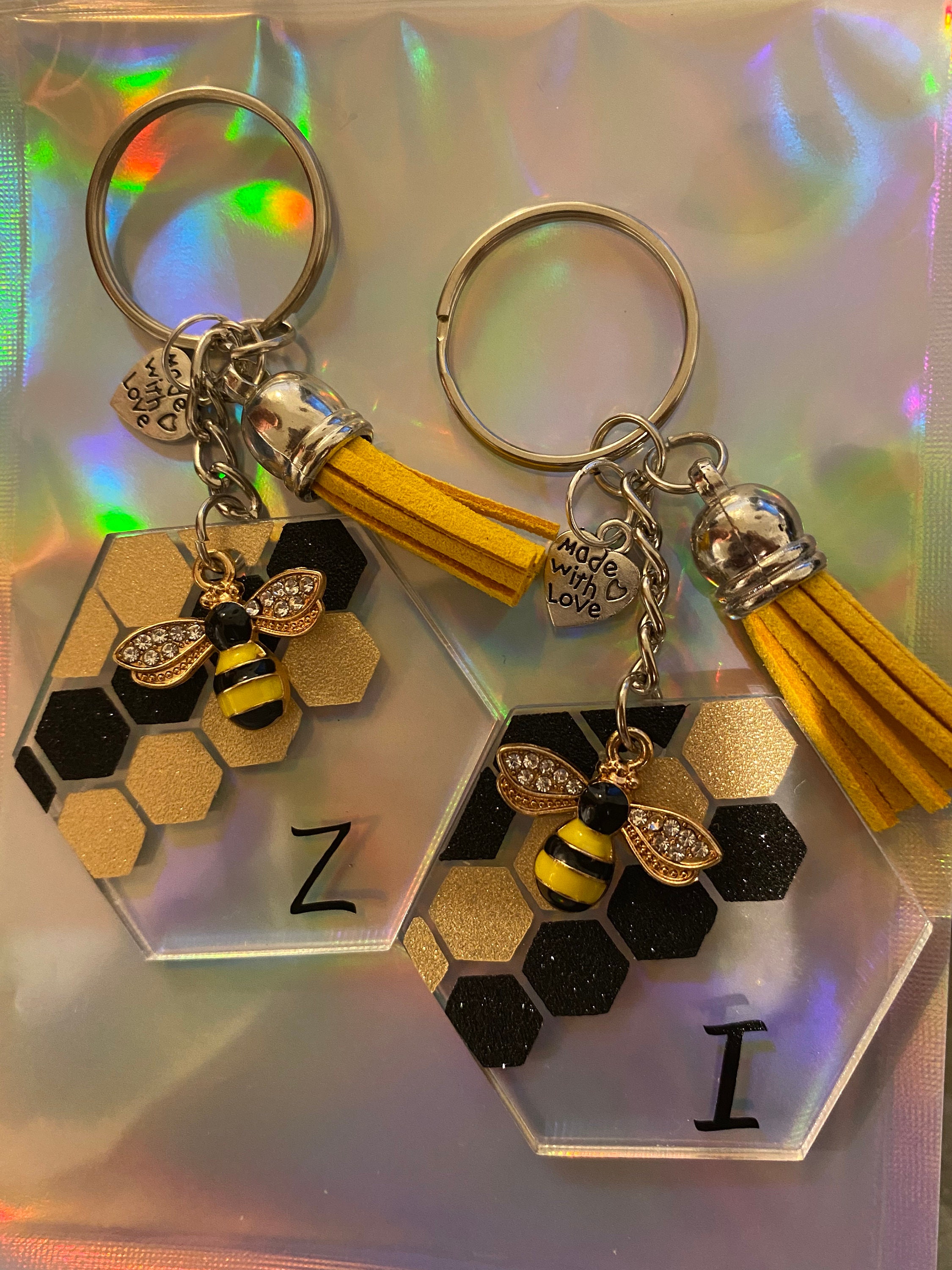 Bee Keychain Queen Bee Boss Babe Keychain Upgrade Fancy Chic | Etsy