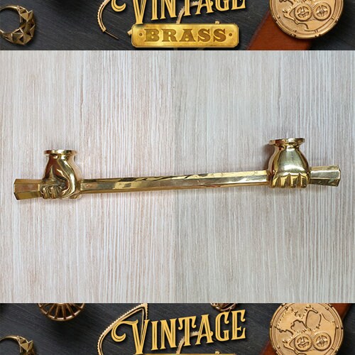 Vintage Fine Hand Art Main Entry Door Pull Handle Solid Brass - Etsy