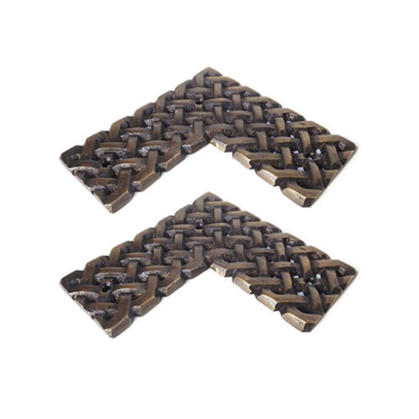 Set of Vintage French Infinity Knot Corner Decorative Plates - Etsy