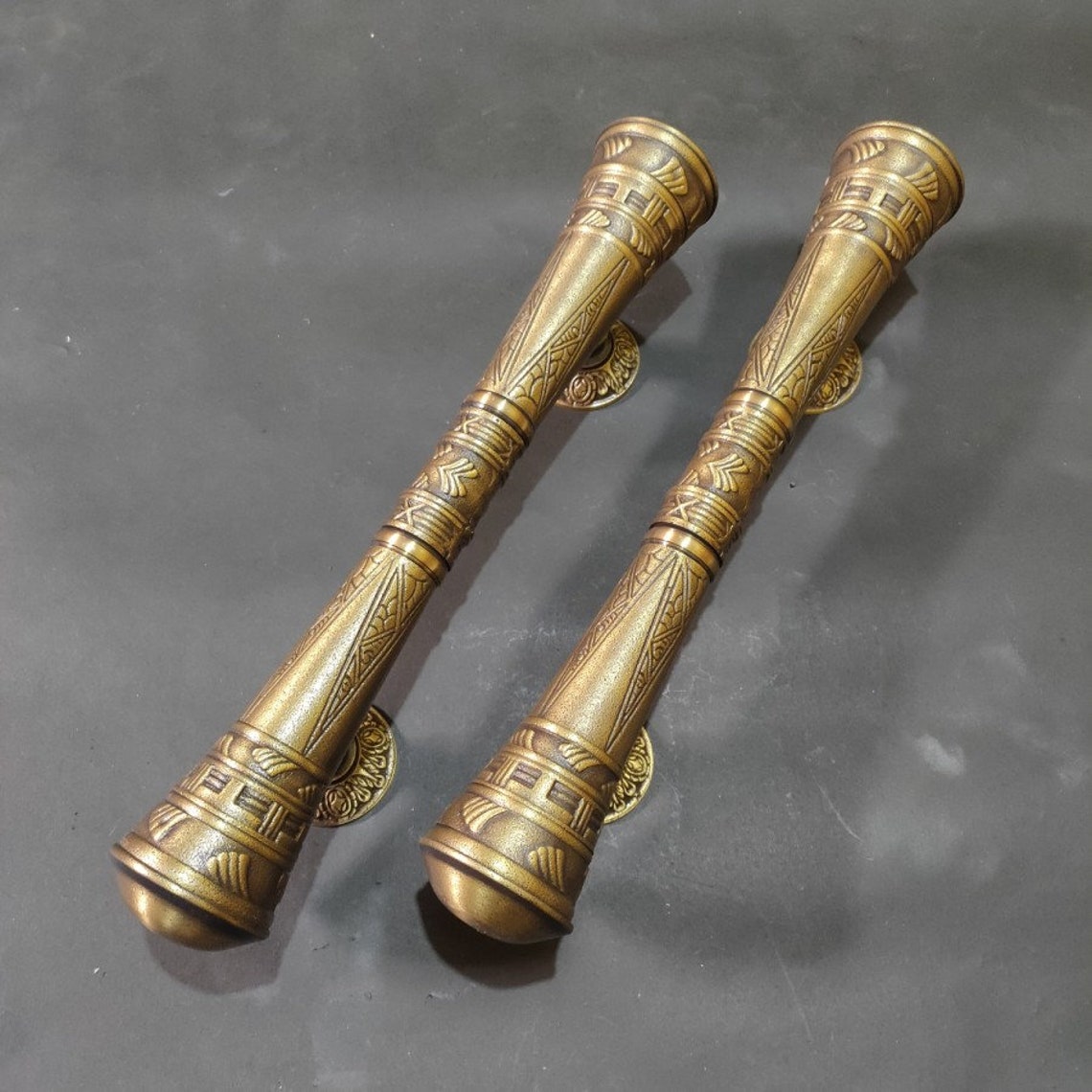 Pair of Vintage Japanese Cudgel Main Entry Door Handle Pull | Etsy