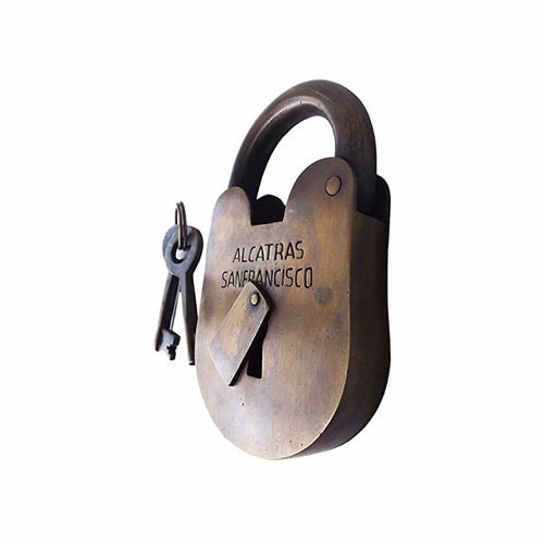 Vintage Alcatraz San Francisco Old PADLOCK Antique Solid Brass - Etsy