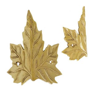 Maple Leaf Brass Corner Protector Set - Vintage Style - 92mm - Etsy