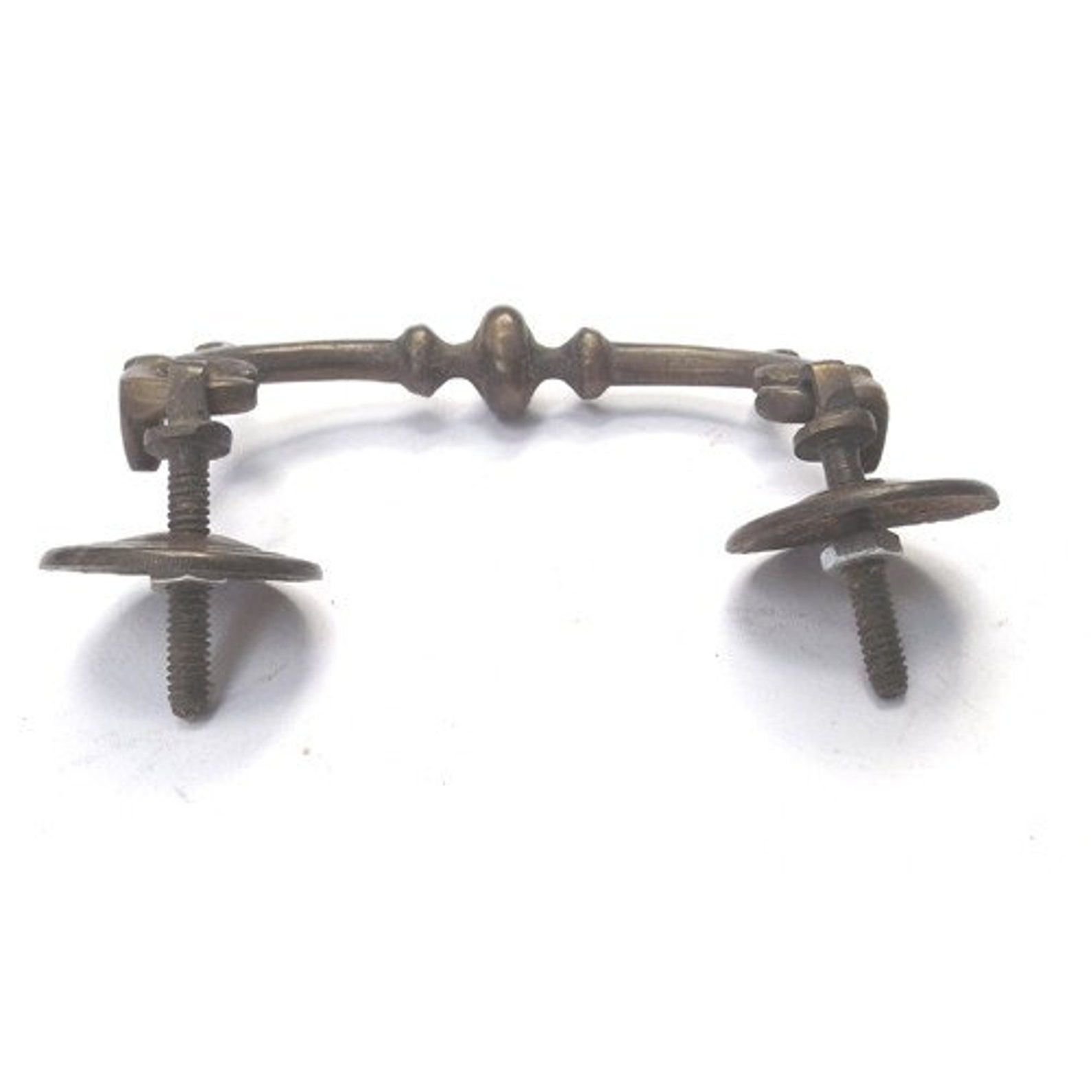 Set of Knob Drawer Pulls Vintage Round Rosette Drawer Pulls - Etsy