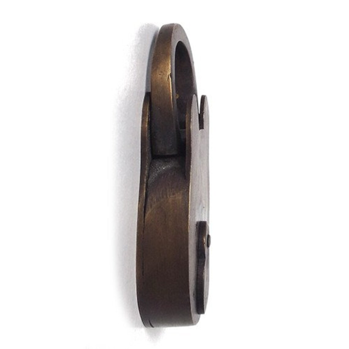 Vintage Classic Plain Simple Old PADLOCK Solid Brass Antique - Etsy