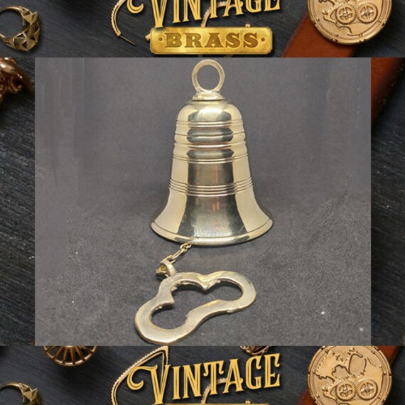 Vintage Classic Western Door Bell Solid Brass Gate Bell Home | Etsy