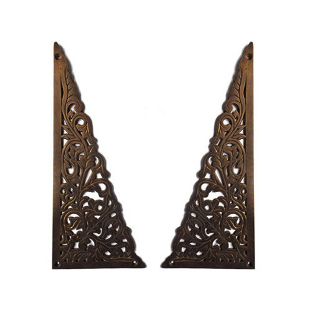 Set of Vintage Elegant Carve Corner Decorative Plates Picture Frame ...