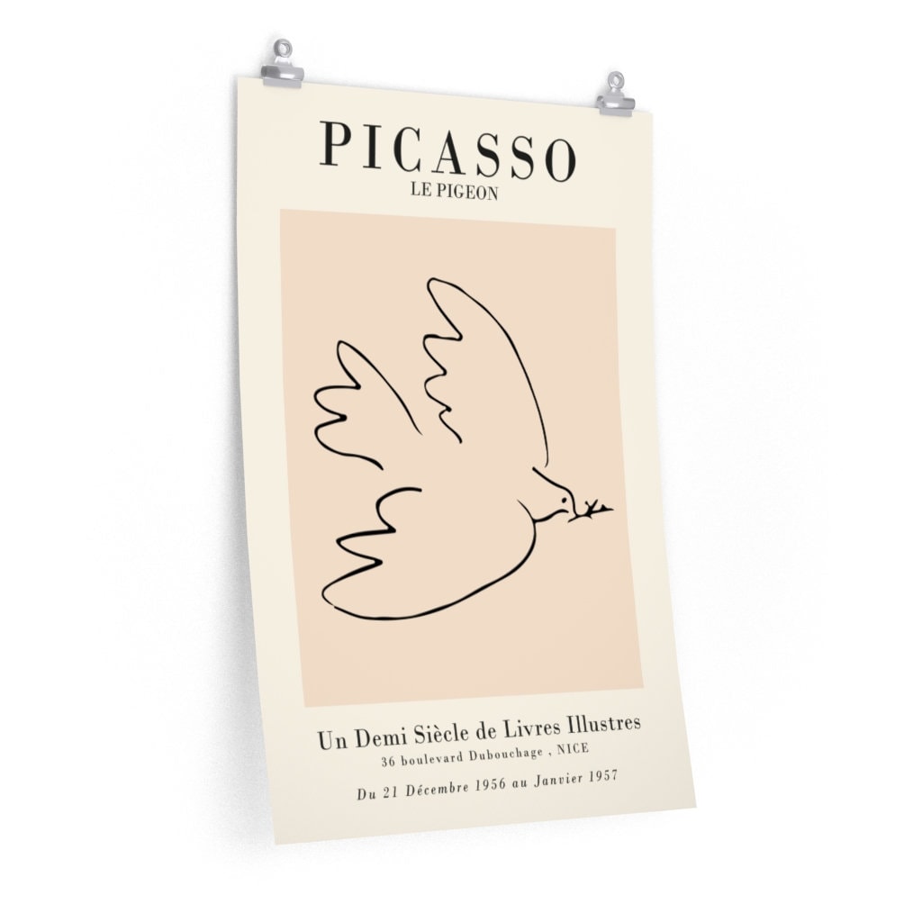 Pablo Picasso Pigeon Giclee Art Premium Matte Vertical Poster sold by ...