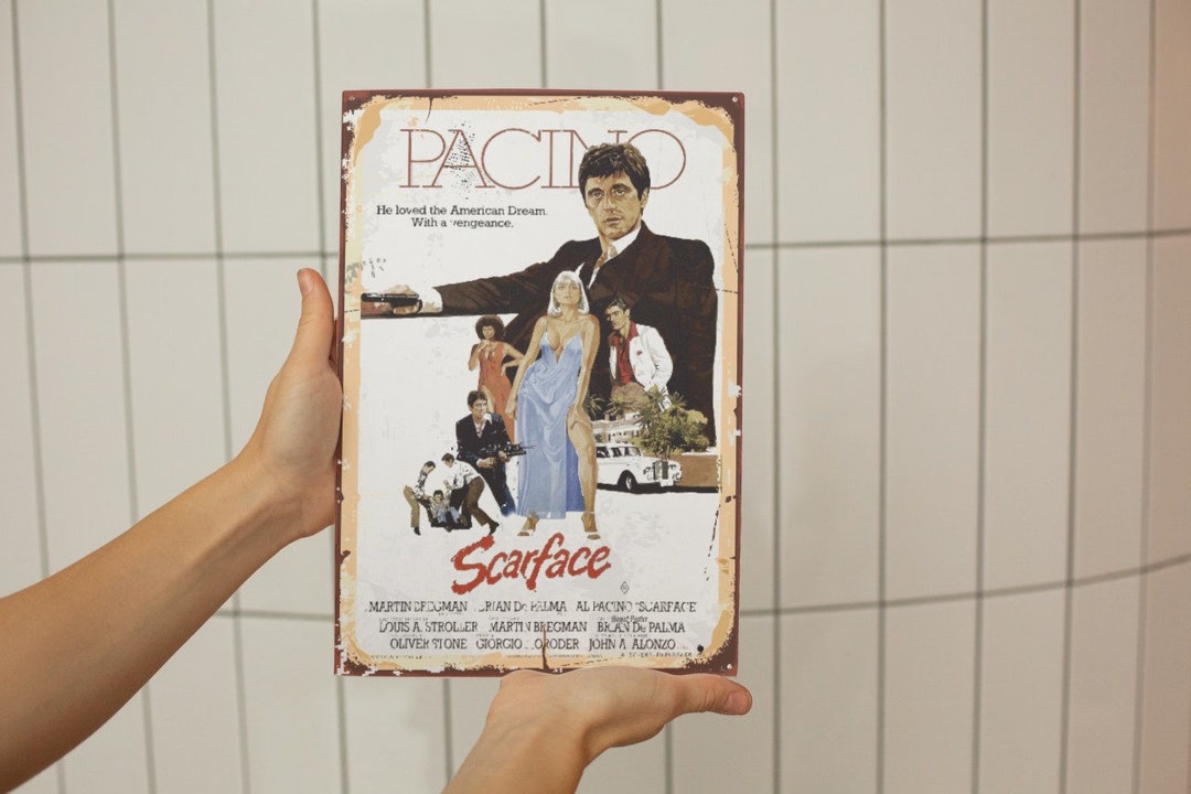 Scarface Al Pacino Cinema Movie Special Design Retro Vintage - Etsy