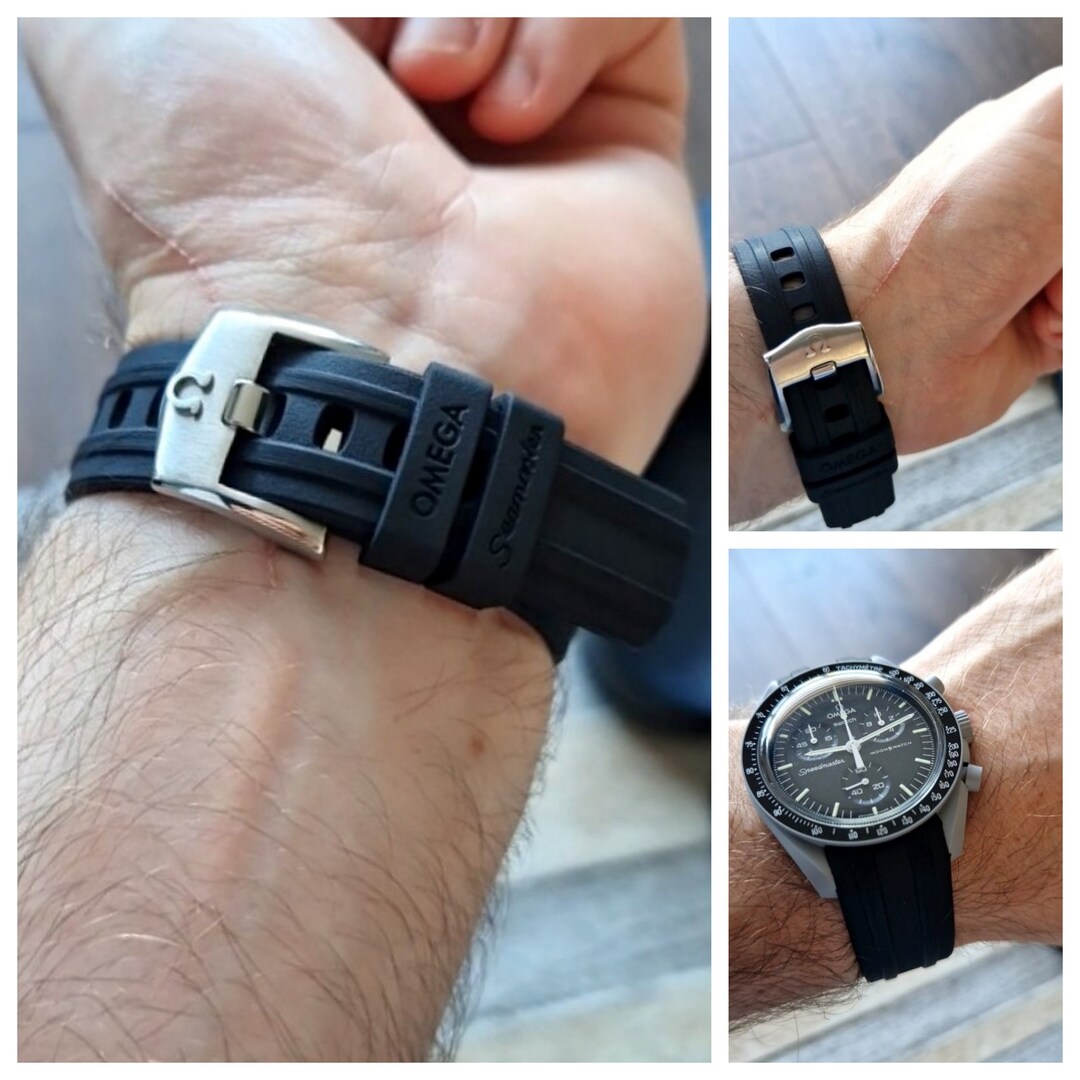 20mm Silicone Rubber Strap Fit for Omega Seamaster Diver 300m - Etsy UK