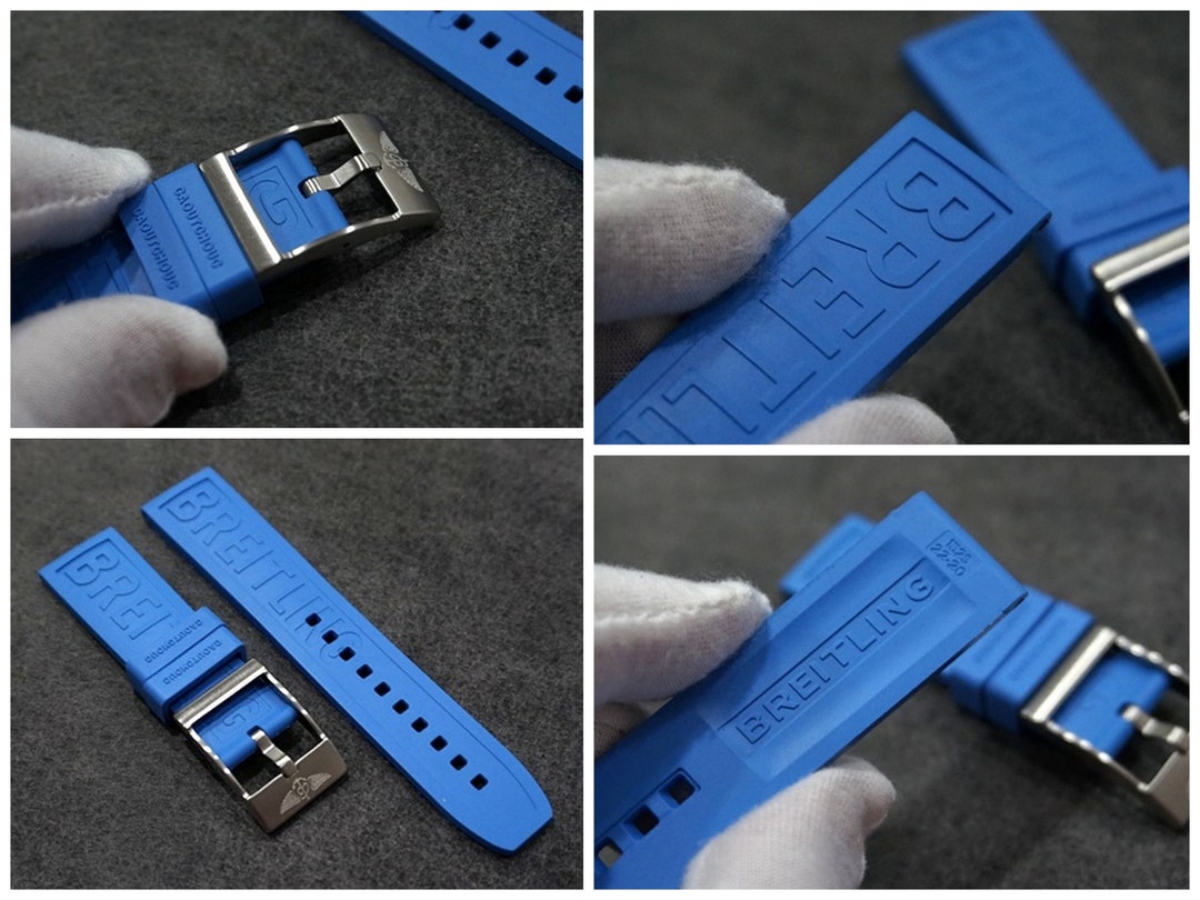 Rubber Strap Fit for Breitling Navitimer/avenger Watch, Replacement ...