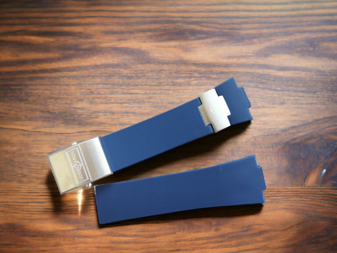 25x12mm Rubber Strap for Ulysse Nardin Diver Watch, Rubber Band With Deployment Buckle Clasp - Etsy