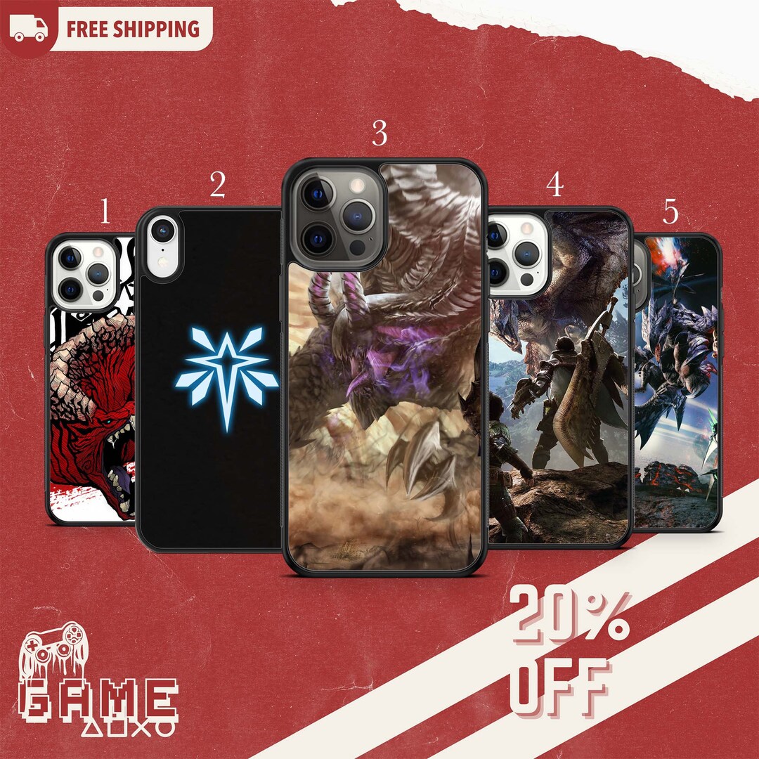 ON SALE Unique Monster Hunter World Phone Case Design Fit for iPhone 15 ...