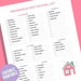 Household Restocking List Printable EDITABLE Instant Download Digital ...