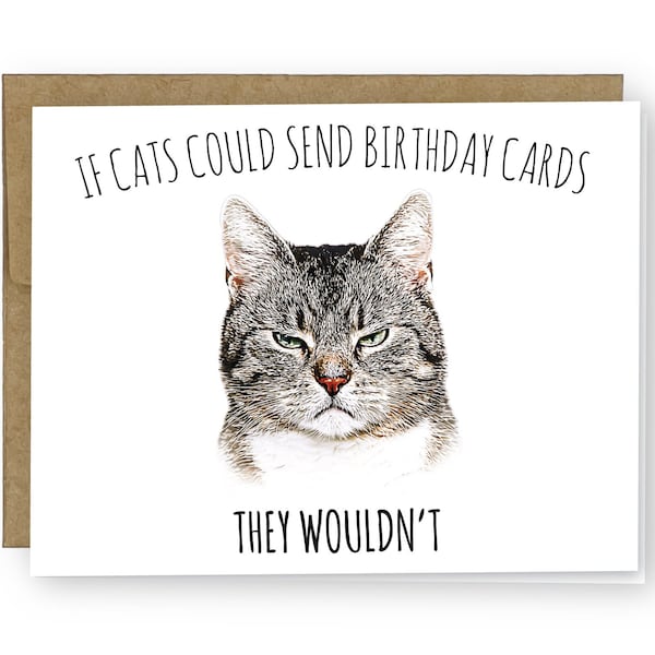 Grumpy Cat Card - Etsy