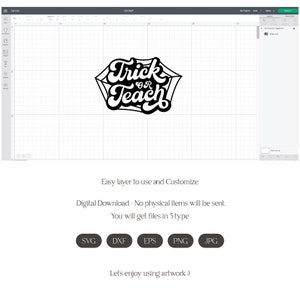 Trick or Teach Svg Halloween Teacher Shirt Svg Halloween - Etsy