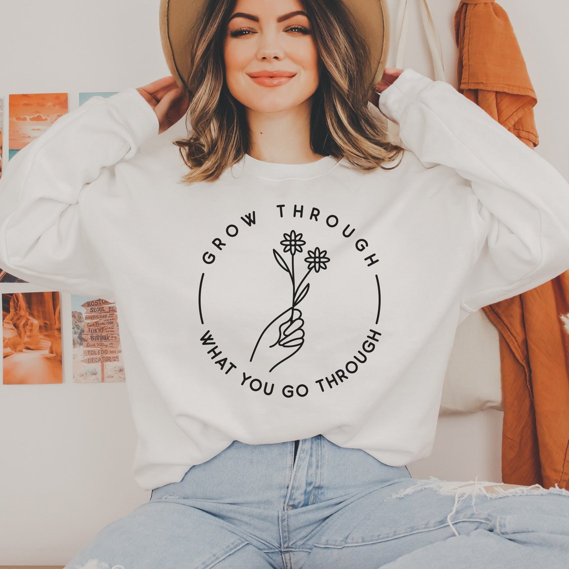 Grow Through What You Go Through Svg Inspirational Quote Svg - Etsy