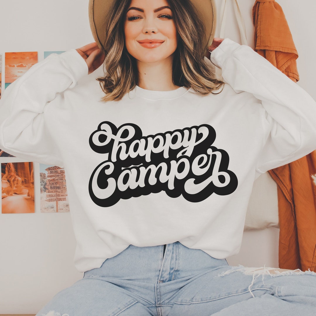 Happy Camper Svg, Camp Shirt Svg, Camp Life Svg, Adventure Svg ...
