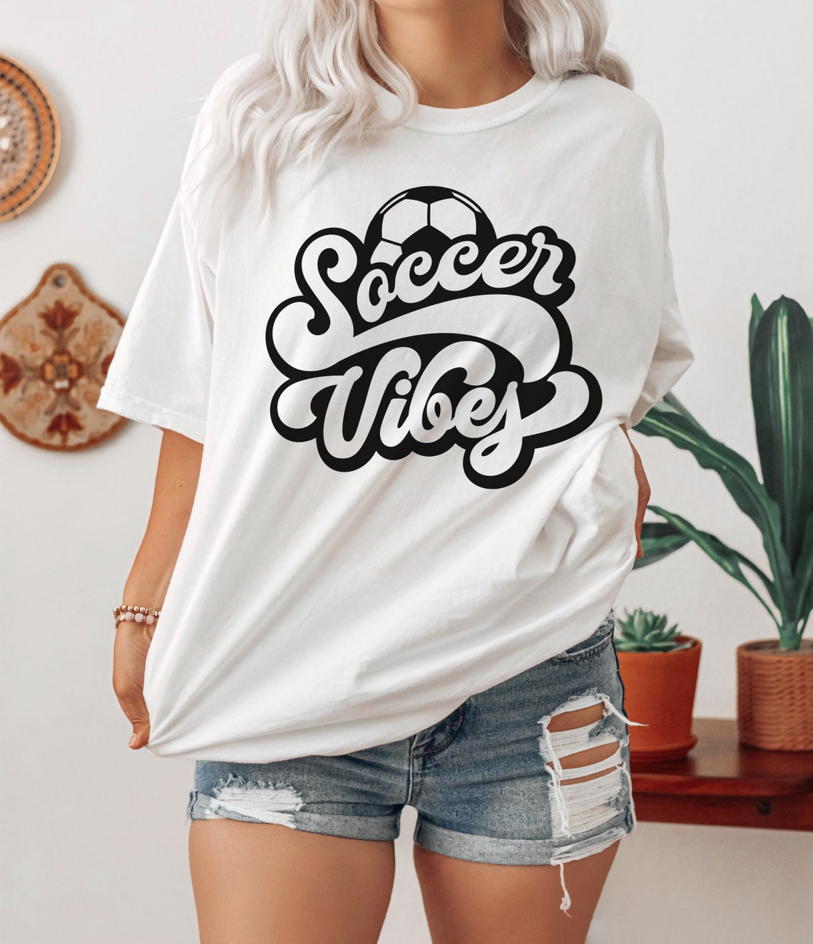 Soccer Vibes Svg Soccer Svg Soccer Ball Svg Soccer Mom - Etsy