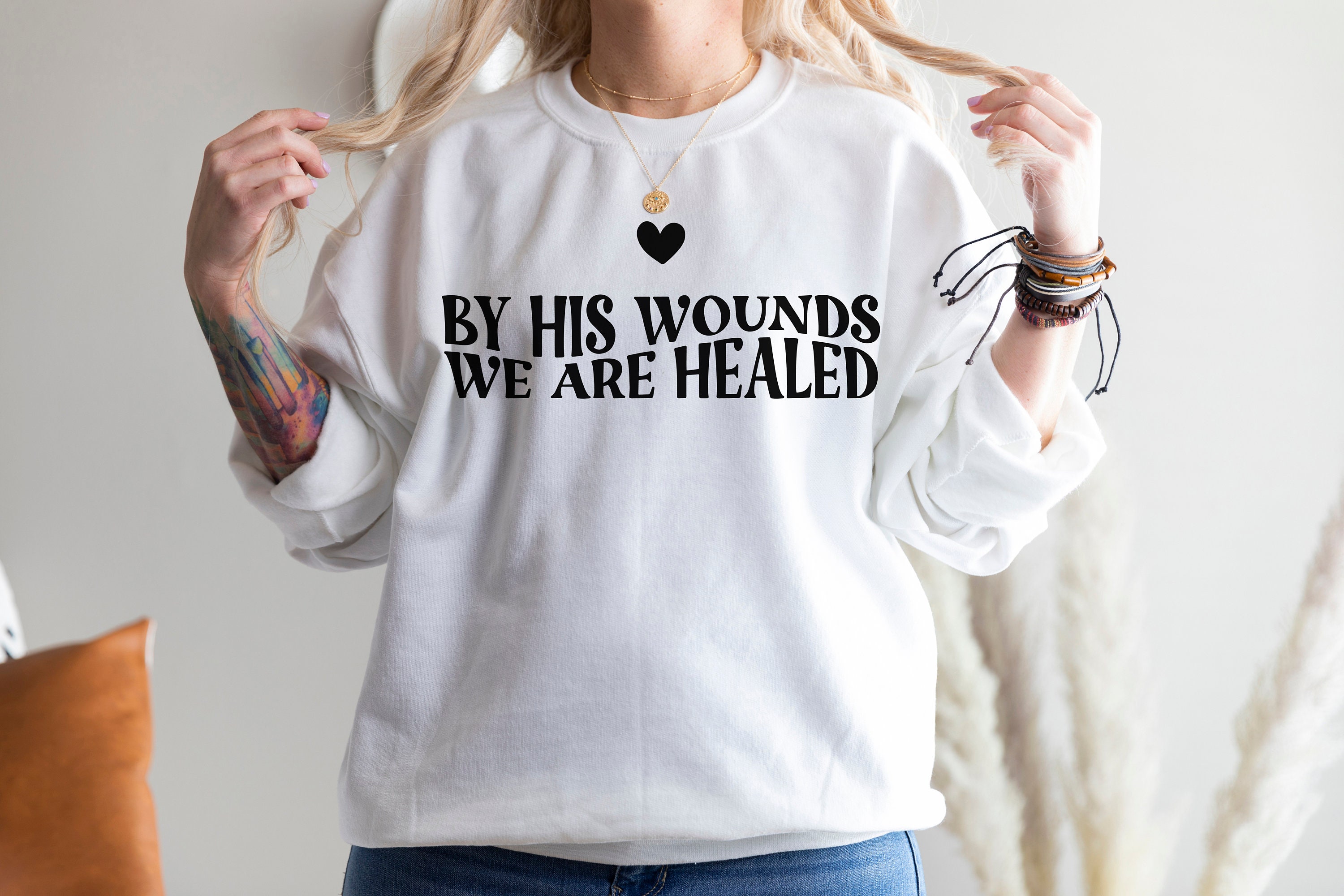 By His Wounds We Are Healed Svg Positive Svg Mental Health - Etsy