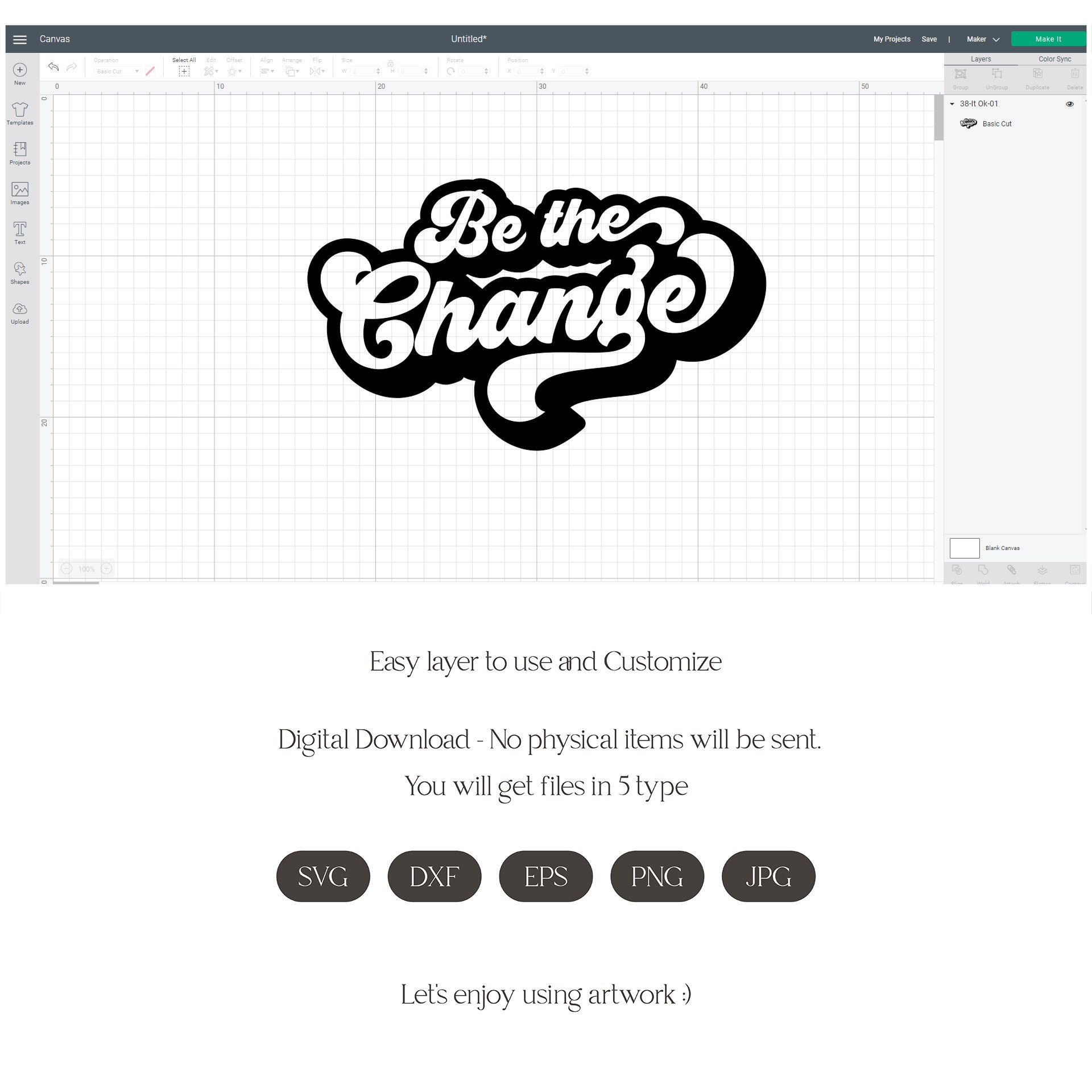 Be the Change Svg Positive Shirt Svg Inspirational Quote - Etsy