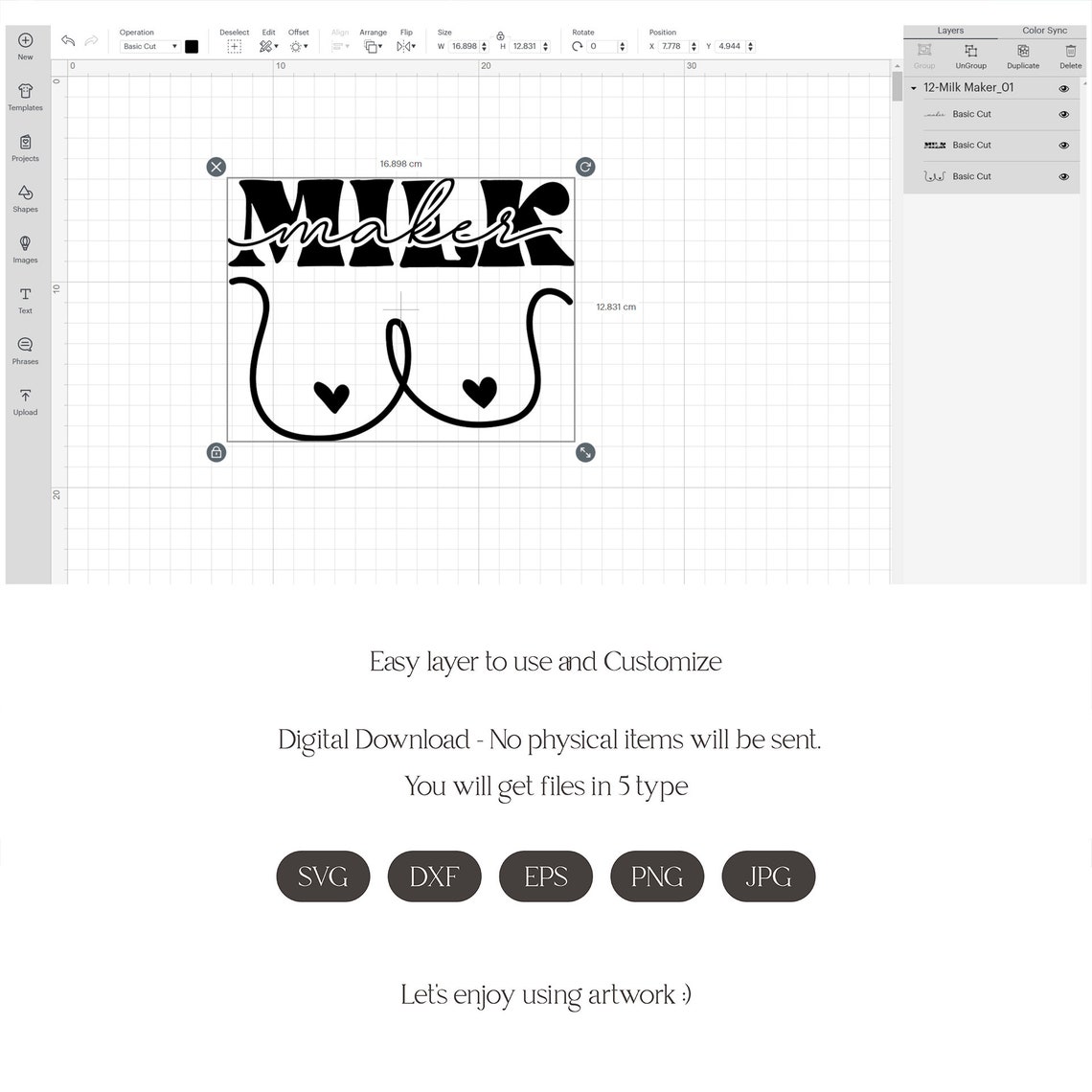 Milk Maker Svg Mom Life Shirt Svg Mom Shirt Svg Mothers Day | Etsy