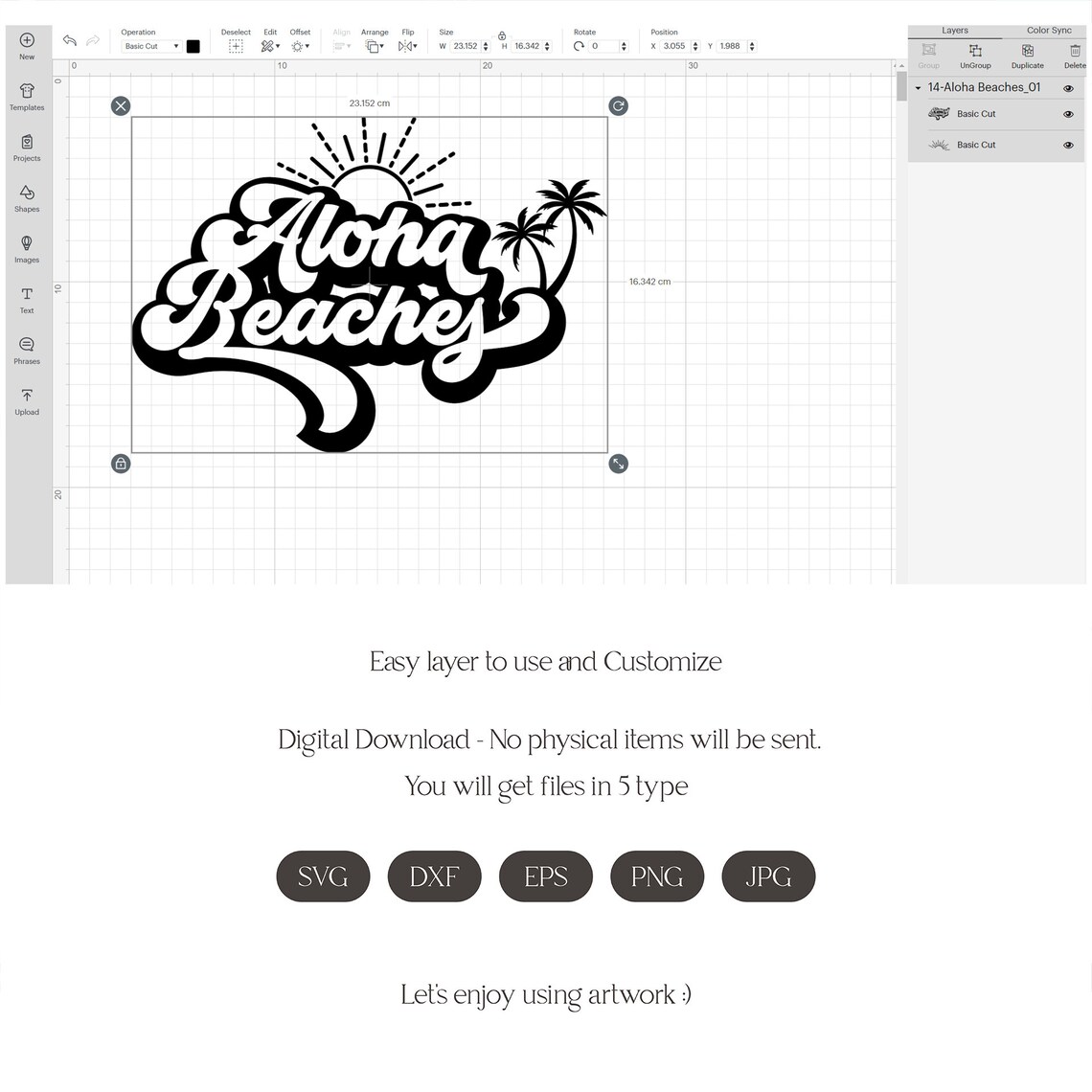 Aloha Beaches Svg Png Beach Life Shirt Svg Vacation Summer | Etsy