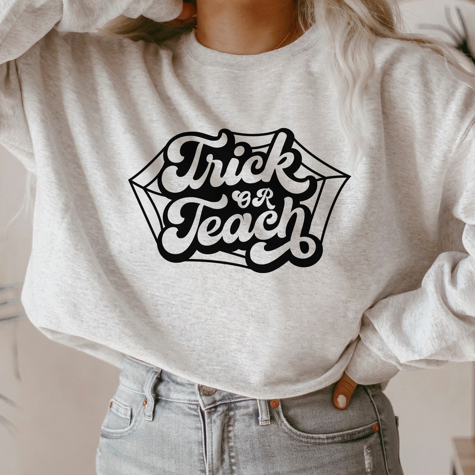 Trick or Teach Svg Halloween Teacher Shirt Svg Halloween - Etsy