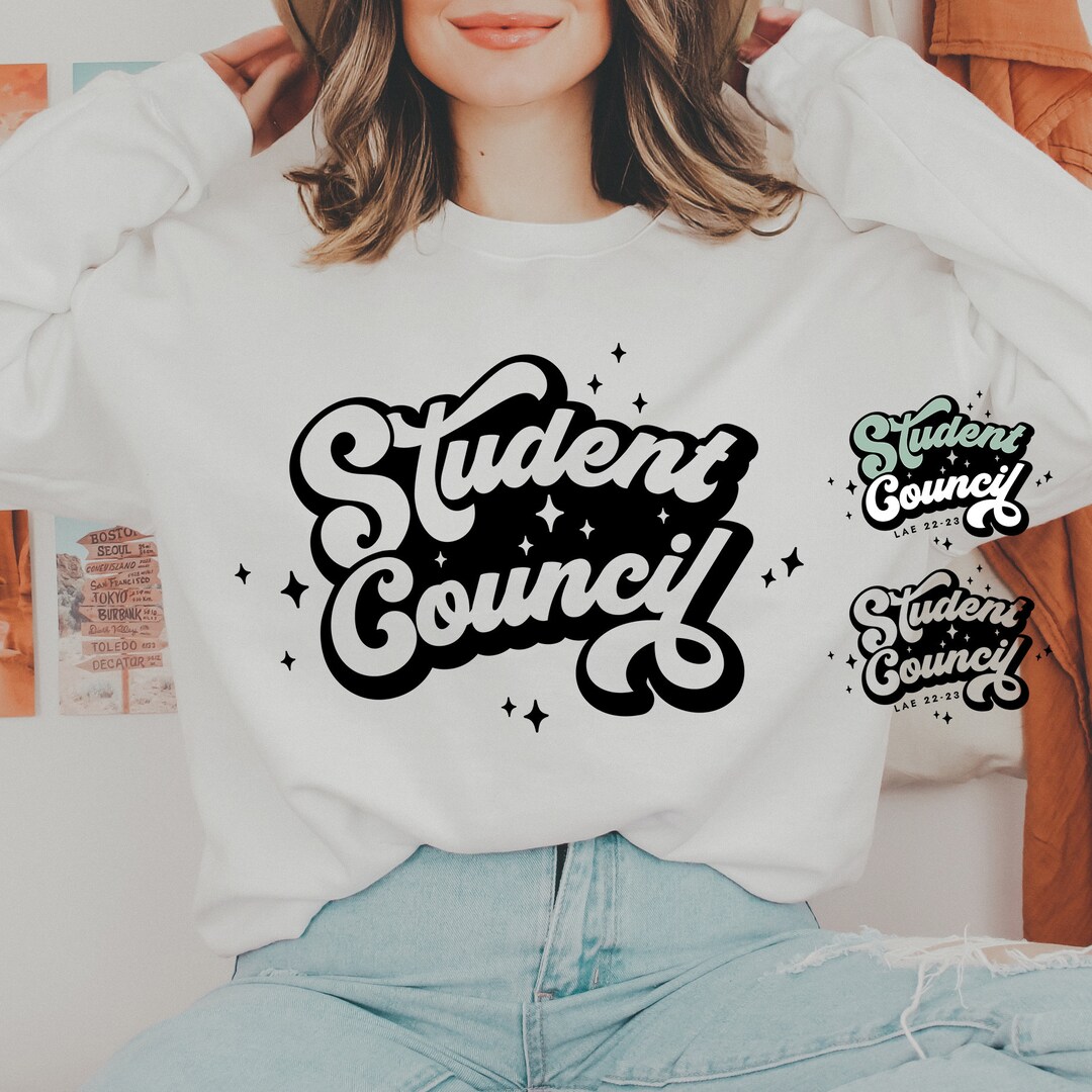 Student Council SVG PNG: School Shirt Design (digital Download) - Etsy